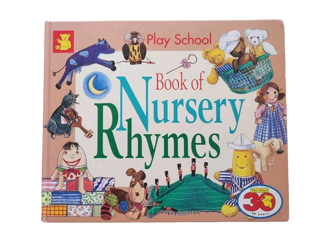 ABC PLAY SCHOOL Book Of Nursery Rhymes - Vintage 1996 Hardcover Book ...