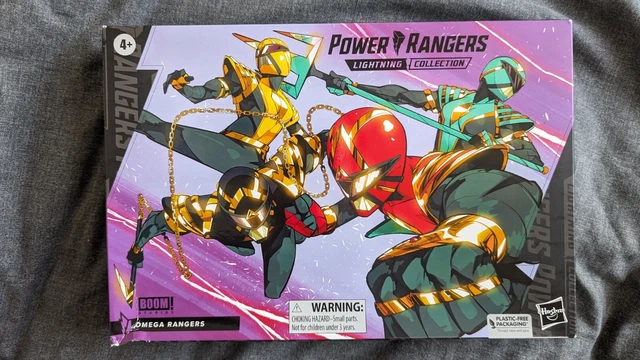 POWER RANGERS LIGHTNING Collection BOOM! Studios Omega Rangers Figures ...