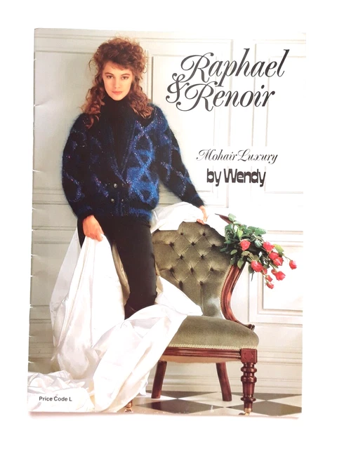 WENDY KNITTING PATTERN Book Raphael & Renoir Mohair Women's Sweaters ...
