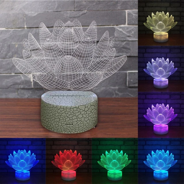 LAMP 3D LED Lamp 3D Illusion Night Light Decoration Lamp £15.78 ...