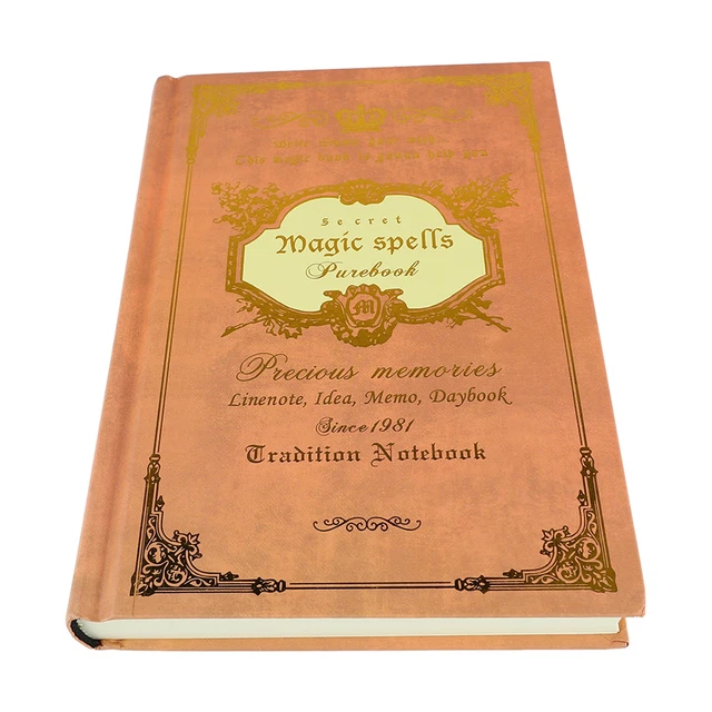 A5 SIZE NOTEBOOK Hot Stamping Ruled Paper Notebook Multi Purpose Retro ...