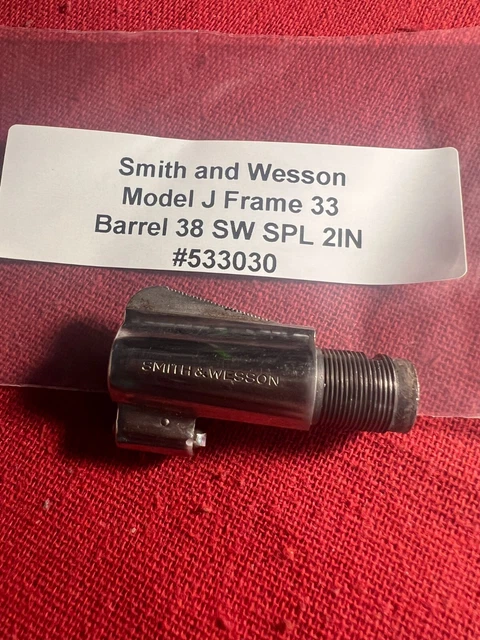 SMITH AND WESSON Model J Frame Barrel 38 SW SPL Stainless #3 $60.00 ...