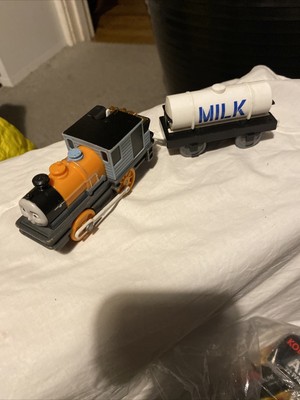 THOMAS TRACKMASTER DASH train with Milk truck. Battery operated. Rare £ ...