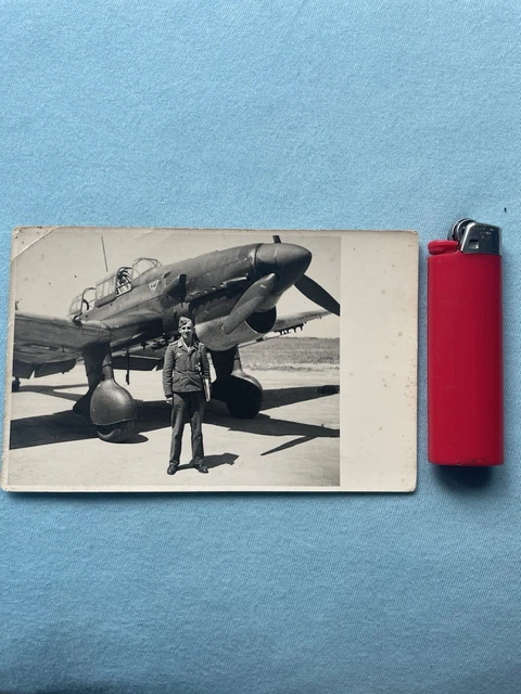 TOP FOTO STUKA Ju 87 Staffel Luftwaffe Pilot Wehrmacht Original Selten ...