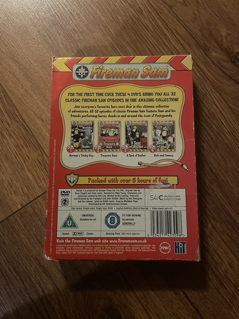 FIREMAN SAM - Original Classic Series The Complete Collection DVD x4 ...