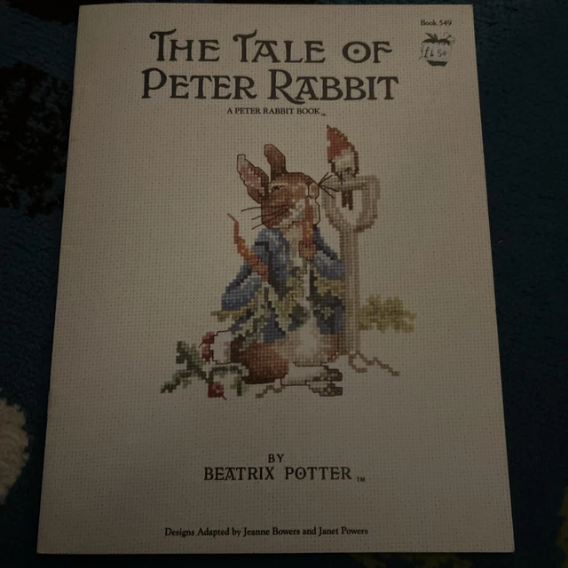 THE TALE OF Peter Rabbit Cross Stitch Chart Booklet Beatrix Potter ...
