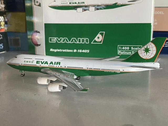 PHOENIX MODELS EVA Air Boeing 747-400 1:400 B-16405 PH4EVA385 EUR 75,43 ...