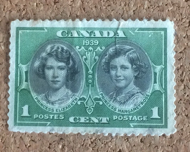 CANADA POSTAGE STAMP 1939 (Princess Elizabeth/Princess Margaret Rose) 1 ...