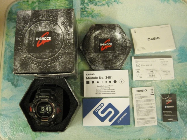 CASIO G-SHOCK GBD-100-1ER Bluetooth Step Counter Digital Watch. Module ...