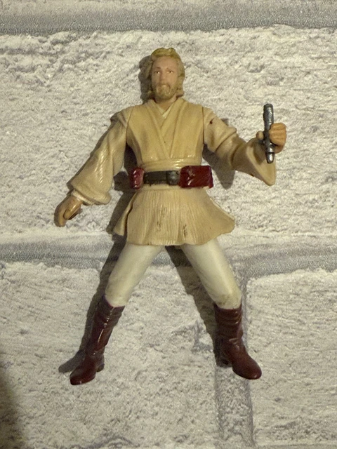 HASBRO 2001 FIGURINE Articulée Star Wars Obi-Wan Kenobi £8.99 - PicClick UK