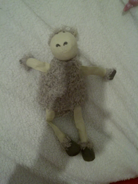 STONE THE CROWN Sheep/Lamb Soft Toy Shelf Sitter 9.5" Tall *Rare ...