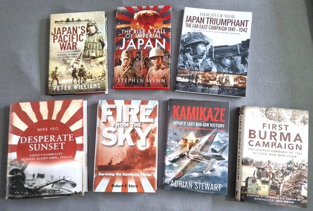 JAPAN'S PACIFIC WAR Kamikaze Burma Imperial Japan WW2 Book set combined ...