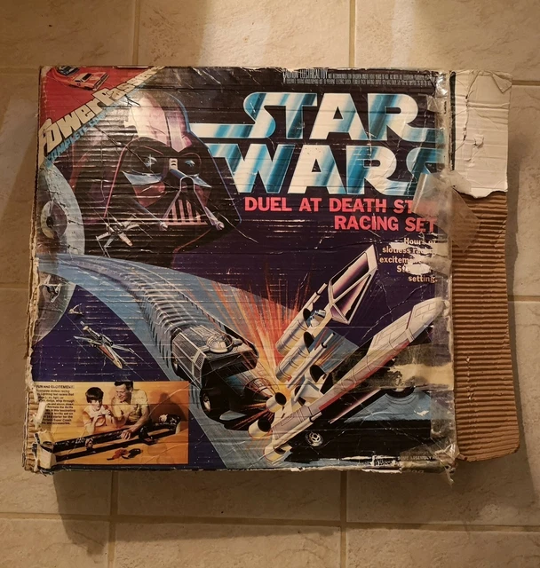 STAR WARS 1978 Duel At Death Star Car Racing Set Power Passers By ...