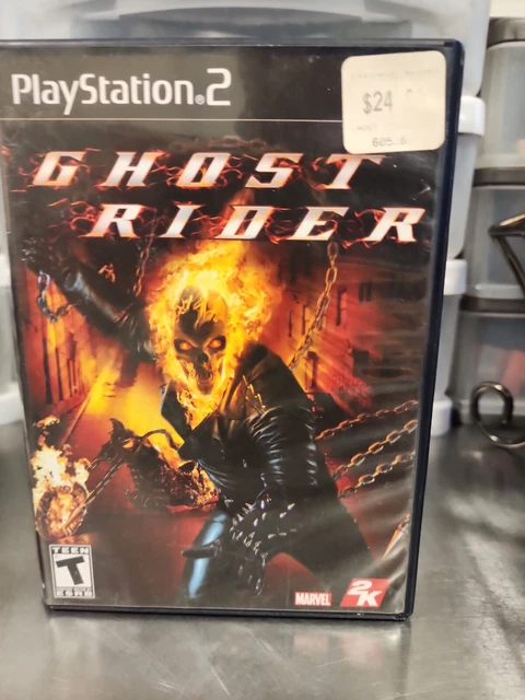 GHOST RIDER SONY PlayStation 2 PS2 Complete Manual CIB 2K Marvel Games ...
