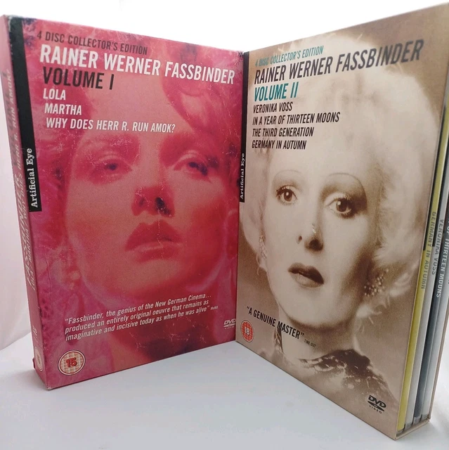 RAINER WERNER FASSBINDER Collection Volumes 1 & 2 (DVD x8) Box Set ...