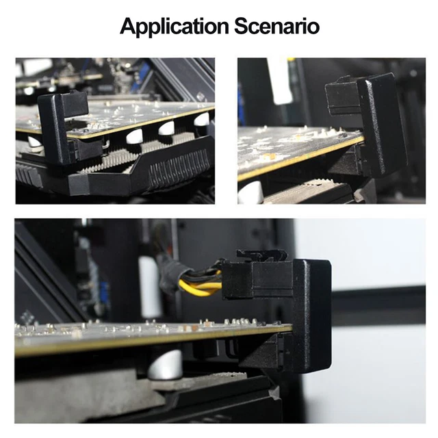 TURN CONNECTOR 8 Pin GPU PCIe 6 Pin for PC Computer Graphics Card ...
