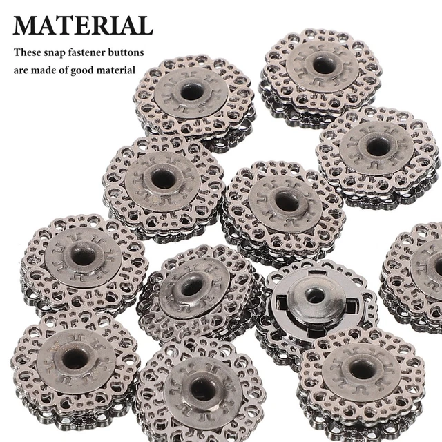 25 PCS FASTENERS Sewing Press Studs Buttons Clothing Replacement $22.98 ...
