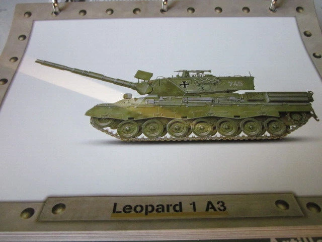 PANZER TYPENBLATT LEOPARD 1 A3 Deutschland 1973 EUR 4,90 - PicClick DE