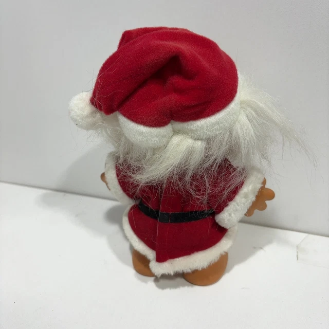 RUSS TROLL DOLL Santa Claus Outfit Plush Beard 25cm Vintage Christmas £ ...