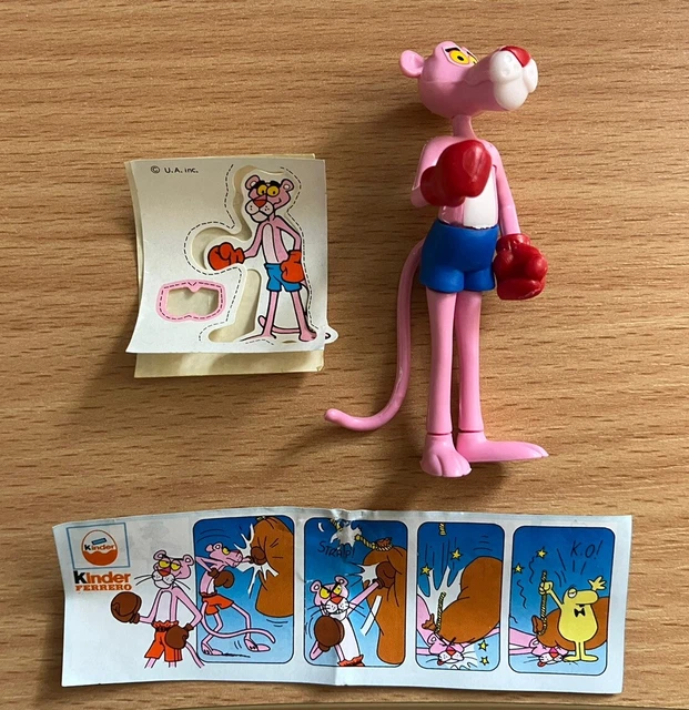 KINDER SURPRISE - Pink Panther Boxing Boxer Figure with Inserts ...