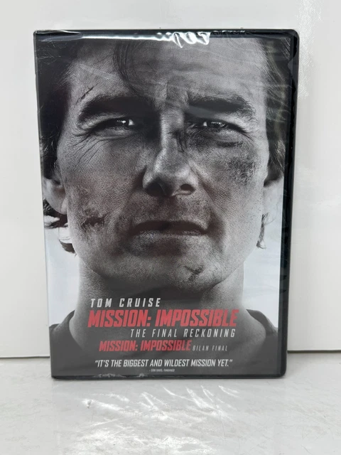 MISSION: IMPOSSIBLE - The Final Reckoning (DVD) Tom Cruise Action ...
