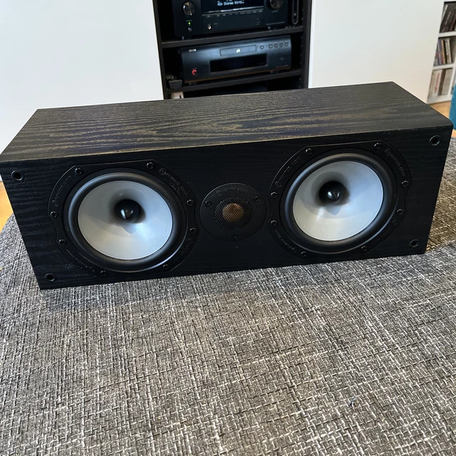 MONITOR AUDIO MR Center Speaker in Black Oak 🪵 £31.88 - PicClick UK