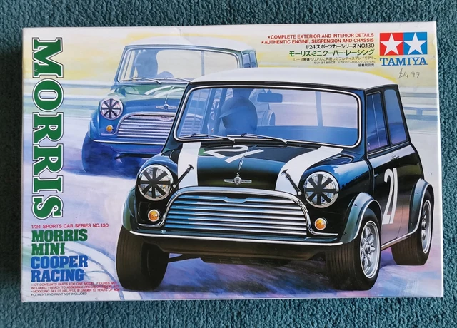 TAMIYA MORRIS MINI COOPER RACING 1/24 Scale Kit No. 24130 £44.90 ...