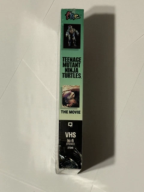 TEENAGE MUTANT NINJA Turtles The Movie Vhs New Sealed Blockbuster ...