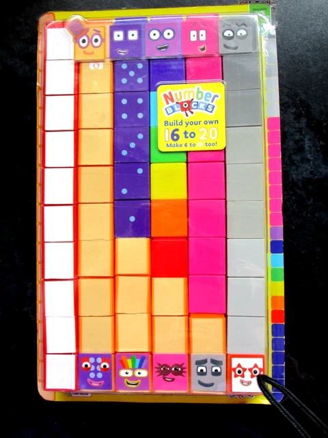 CBEEBIES NUMBER BLOCKS ~ NEW WITH NUMBERS 16 to 20 (MAKES 6-10 TOO ...