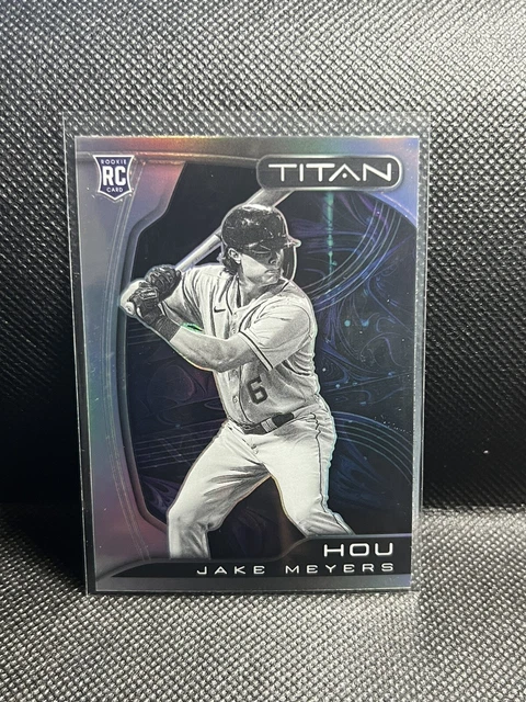 2022 CHRONIQUES TITAN Astro Jake Meyers Argent Prizm Carte Recrue #9 ...