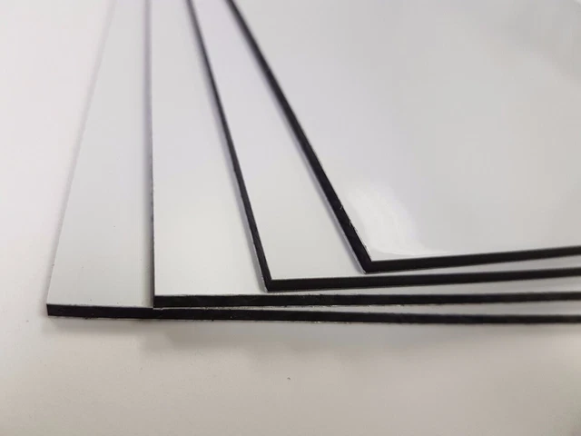 A4 SHEETS 3MM White Aluminium Composite sheets Alupanel - Dibond ACM ...