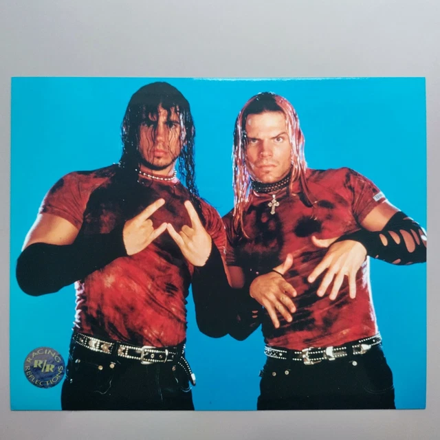 HARDY BOYZ WWF Racing Reflections Original Photo WWE WWF Promo Jeff ...