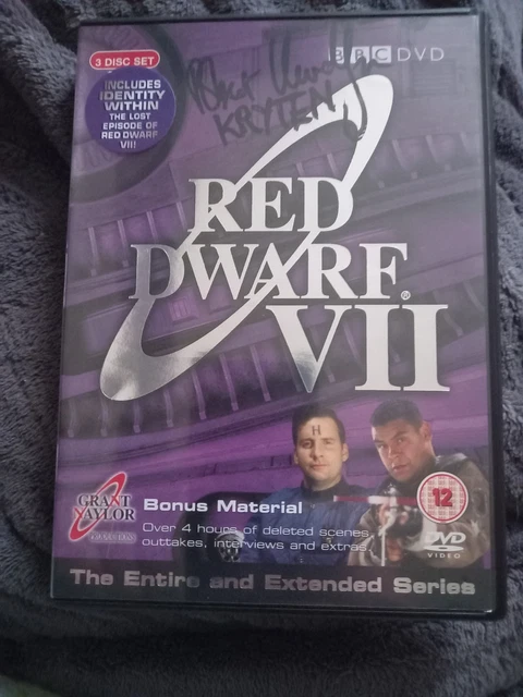 RED DWARF SERIES 7 Dvd Signed By Robert Llewellyn Bbc Tv Sci Fi Comedy ...