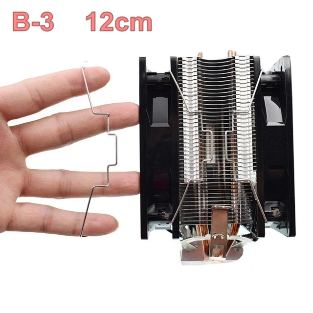 COMPUTER CPU COOLING Fan Clips Stainless Steel Wire Fastener Buckle ...
