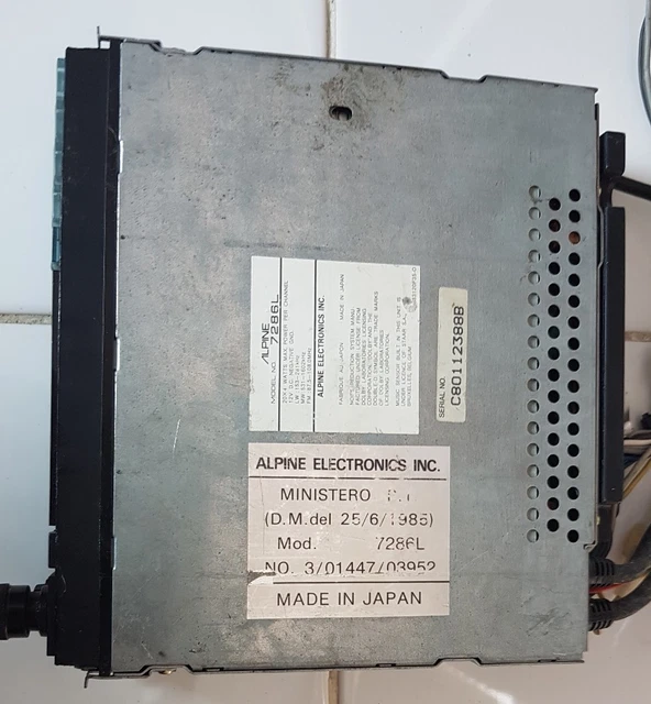 ALPINE 7286L VINTAGE/ High end car stereo ( cassette/radio ) £110.00 ...
