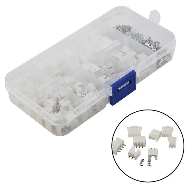 250X2.54MM 2/3/4 PIN Connector Plug+Terminal Socket Header Wire Adaptor ...