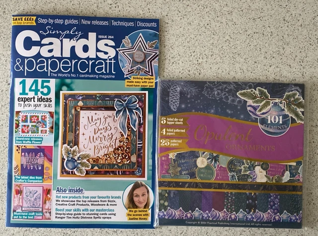 SIMPLY CARDS AND papercraft magazine issue 264 2024 NEW Card making ...
