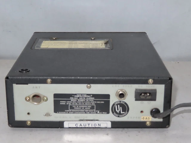 VTG REALISTIC PATROLMAN Scanner PRO-48A MODEL 20-143A UHF/VHF/AIR $47. ...
