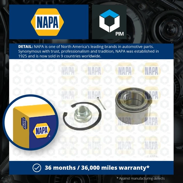 WHEEL BEARING KIT Front PWB1579 NAPA 517203S100 Genuine Top Quality ...