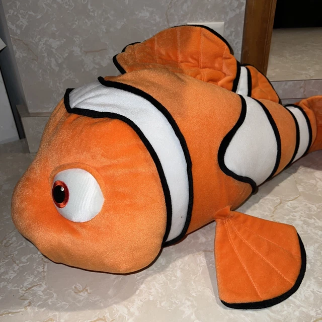DISNEY HASBRO FINDING Nemo Jumbo Clown Fish LARGE 28" Little Fin ...