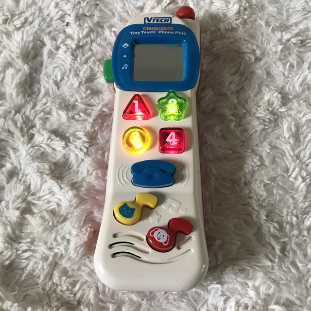 VINTAGE RETRO VTECH Little Smart Tiny Touch Phone Plus Mobile Phone ...