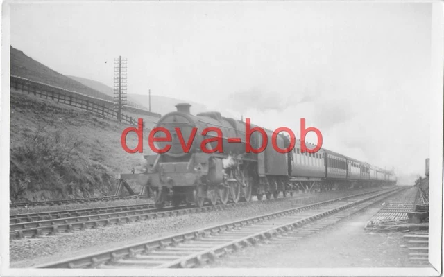 RAILWAY PHOTO LMS Black 5 4765 1947 Stanier 4-6-0 Loco Location? £1.35 ...
