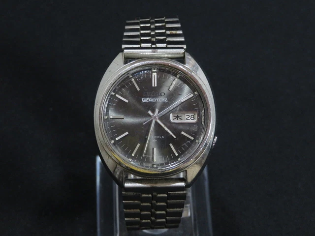 VINTAGE SEIKO 5 ACTUS 21 JEWELS 7019-7070 Automatic Wristwatch Japan 11 EUR 88,36 - PicClick FR