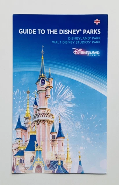NEW 2024 DISNEYLAND Paris Guide Map PARK & STUDIOS English UNUSED ...