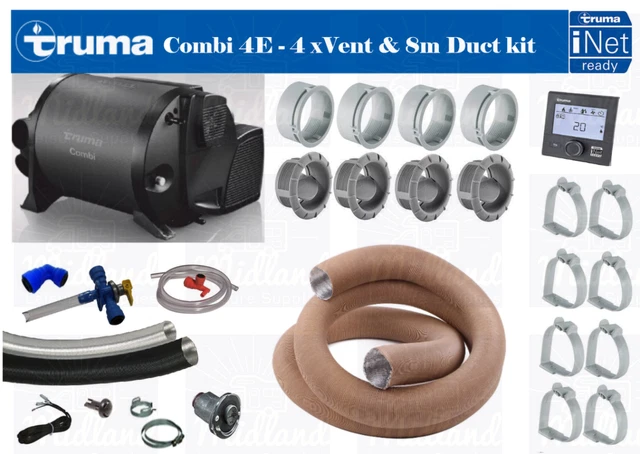 TRUMA COMBI 4E Water & air Heater Caravan Motorhome Campervan DUCT ...
