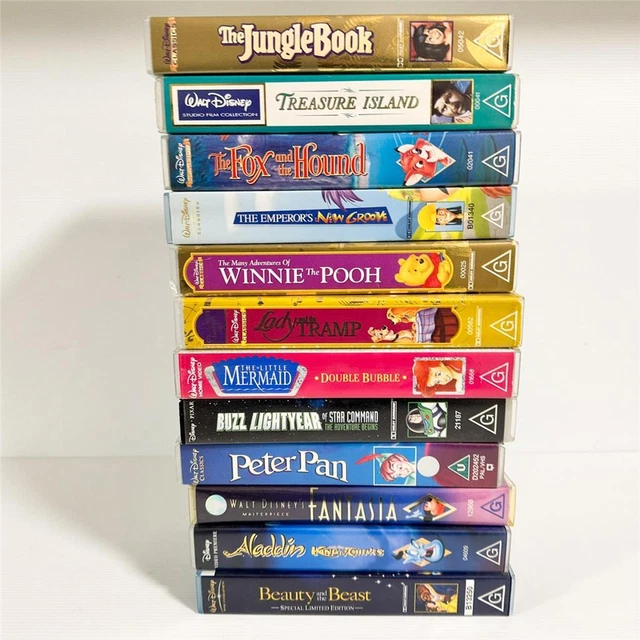 BULK LOT OF 12 DISNEY Children's Vintage Video Tapes Videos VHS BUNDLE ...