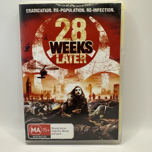 28 WEEKS LATER (DVD, 2007) Rose Byrne - Very Good Condition Region 4 £5 ...