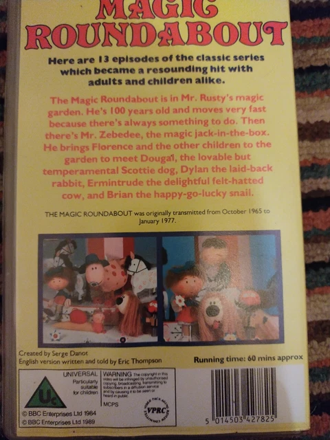 MAGIC ROUNDABOUT VHS £5.50 - PicClick UK