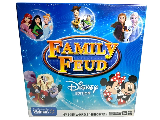 DISNEY EDITION FAMILY Feud Board Game 2021 Version. BRAND NEW FACTORY ...