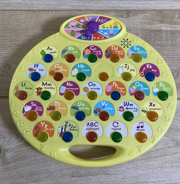 PEPPA PIG FUN Phonics Alphabet Interactive Learning Toy by Inspiration ...